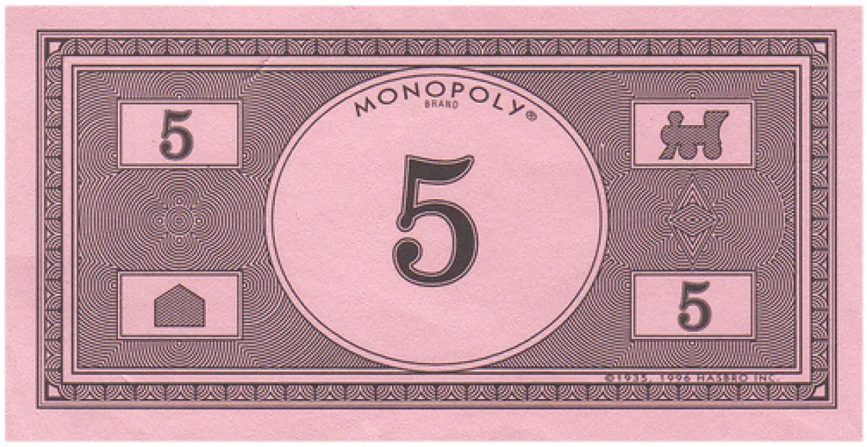 Les billets au Monopoly : distribution, billets à imprimer et à colorier